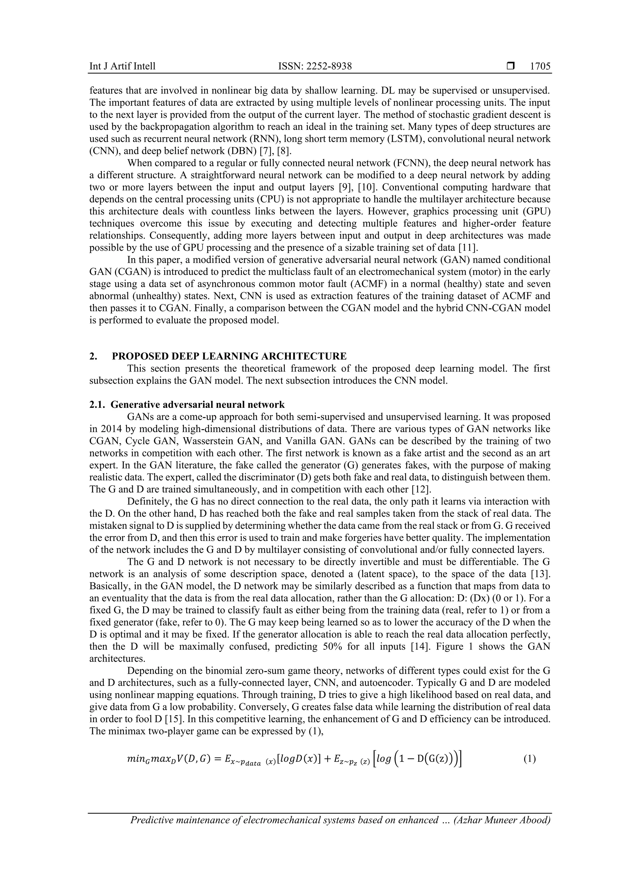 Predictive maintenance of electromechanical systems based on enhanced ... Predictive maintenance of electromechanical systems based on enhanced ...