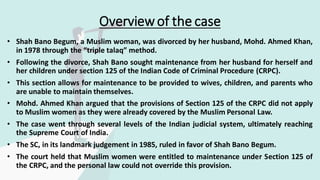 Shah banu begam case PPT.pdf