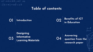 Promoting ICT in Education | PPTX