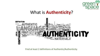 Authentic communication | PPTX