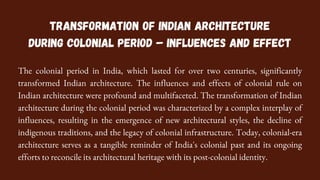 Module 7: Indian Architecture since Independence | PDF