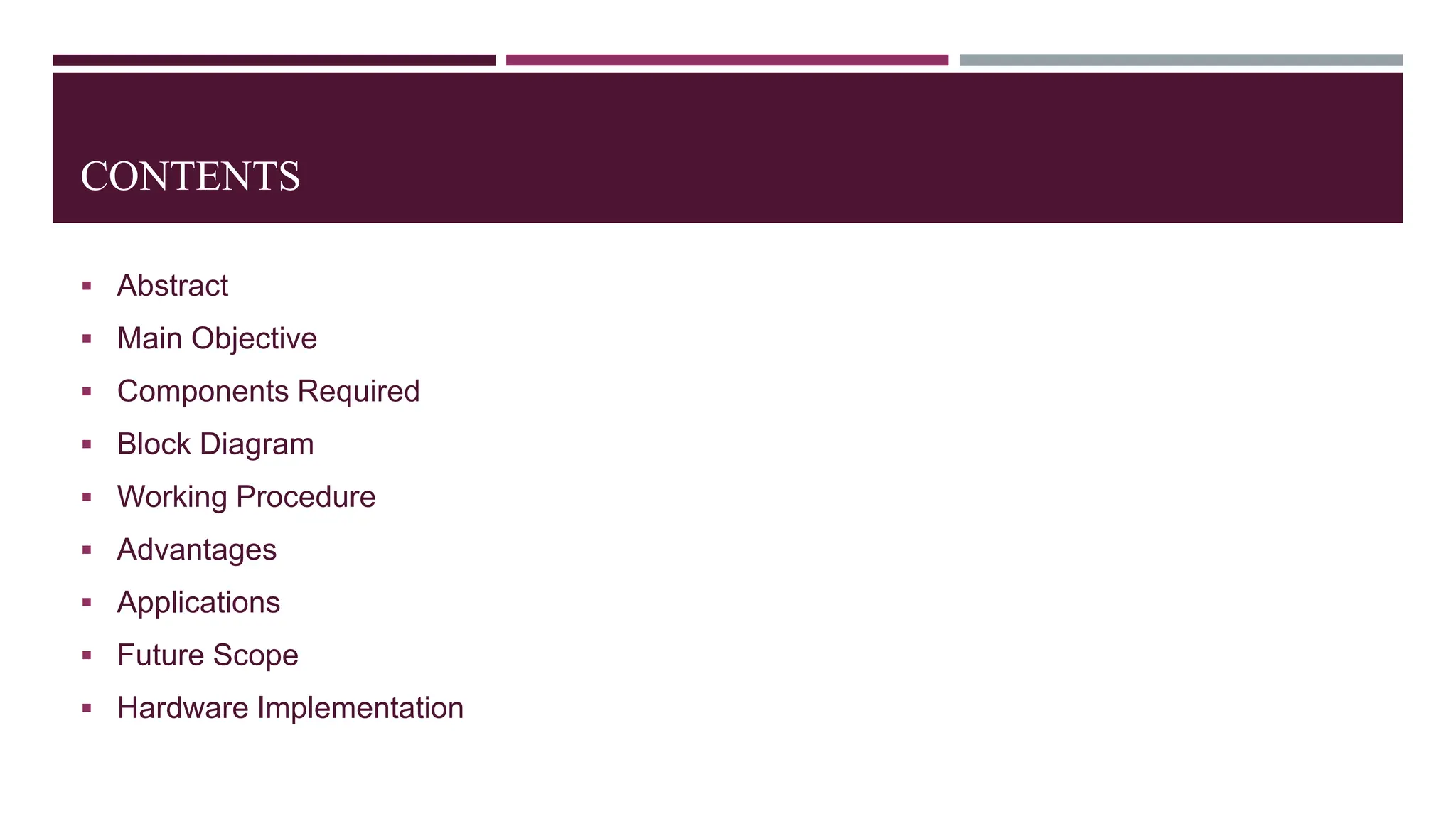 BTECH PROJECT PPT FOR ELECTRICAL ENGINEERING | PPTX