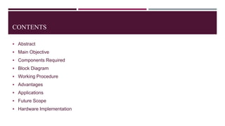 BTECH PROJECT PPT FOR ELECTRICAL ENGINEERING | PPTX