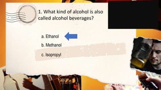 Alcohol- Grade 8 | PPTX