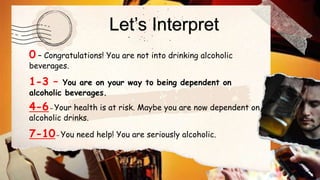 Alcohol- Grade 8 | PPTX