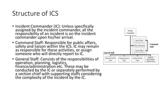 Incident Command System (ICS) and Business Continuity Plan (BCP) and ...