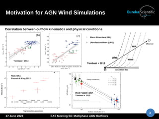 Hydrodynamic Simulations of Large-scale AGN-driven Outflows | PPT