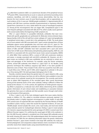 2022 Emergence and Molecular Epidemiology of Campylobacter jejuni ST ...