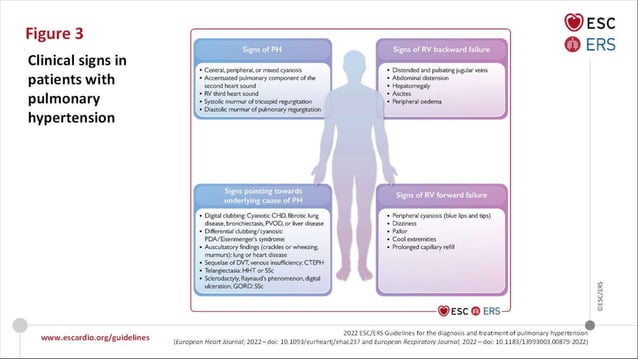 2022 ESC Guidelines diagnosis and treatment of pulmonary hypertension | PPT
