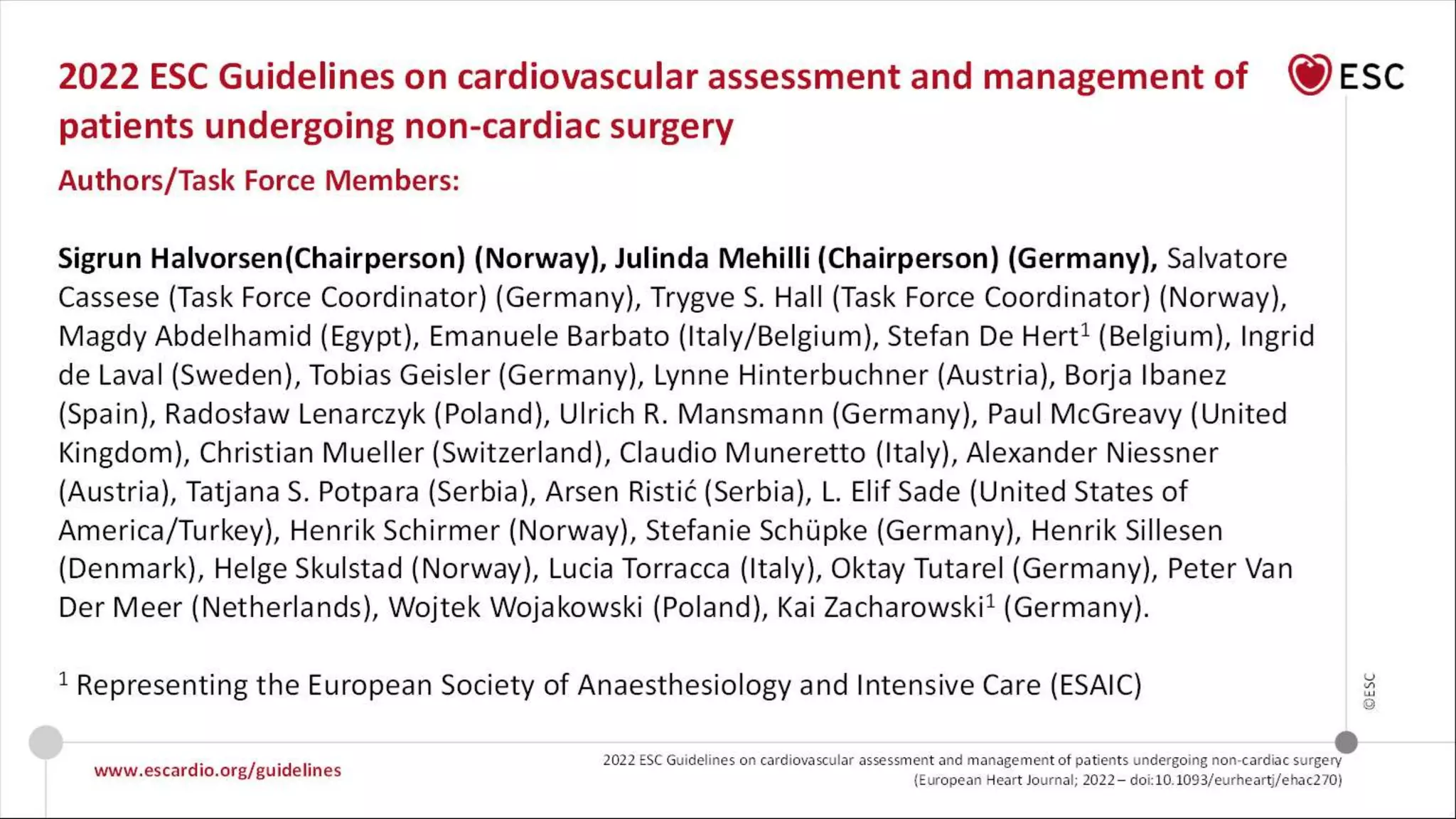 2022 ESC Guidelines Non Cardiac Surgery.pptx