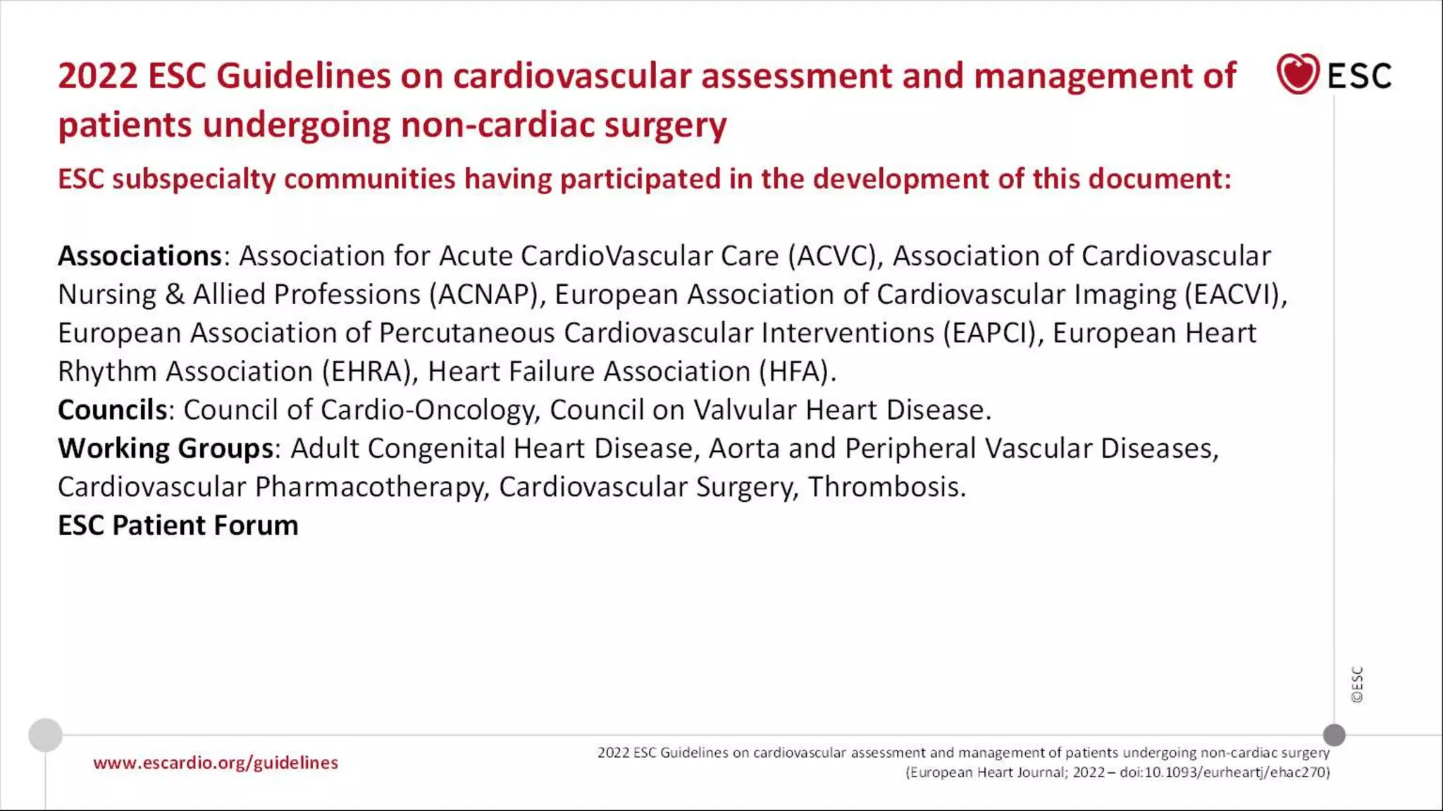 2022 ESC Guidelines Non Cardiac Surgery.pptx