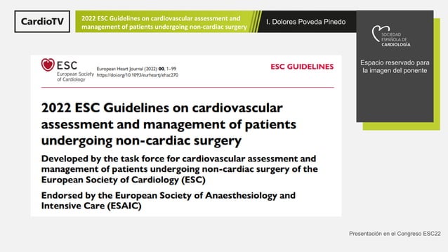 2022 ESC Guidelines on cardiovascular assessment and management of ...