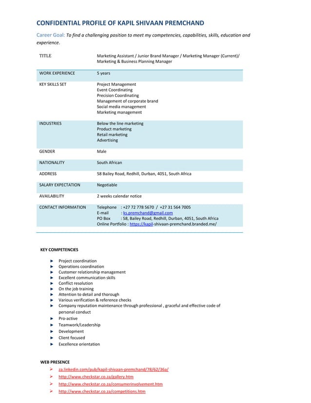 Update CV of Kapil. | PDF