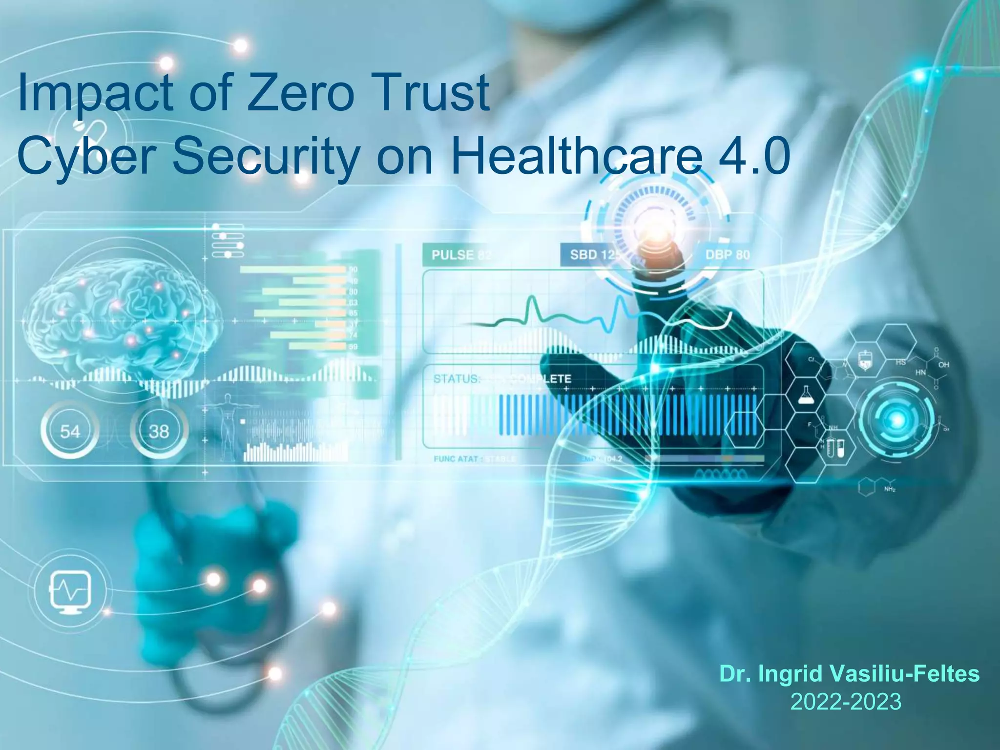 Impact of Zero Trust Cyber Security on Healthcare 4.0 | PPTX