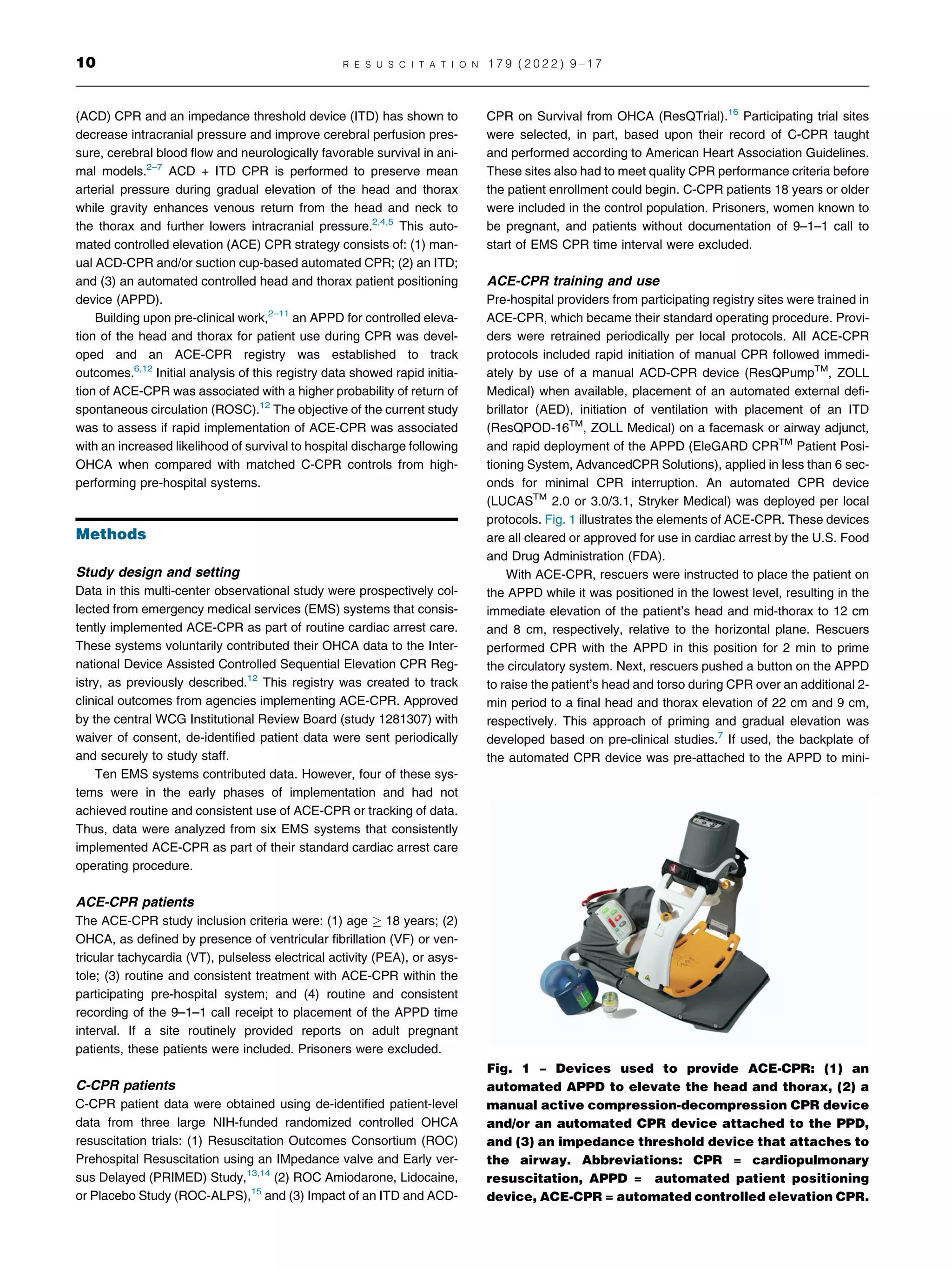 2022 Head and thorax elevation during cardiopulmonary ...