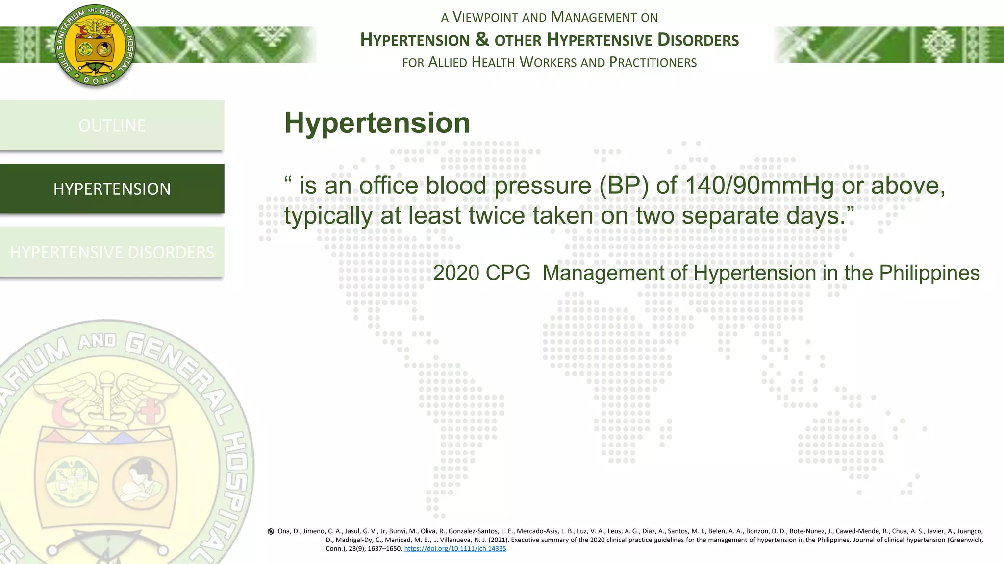 2022 Hypertension Lecture Updated Guidelines Pdf