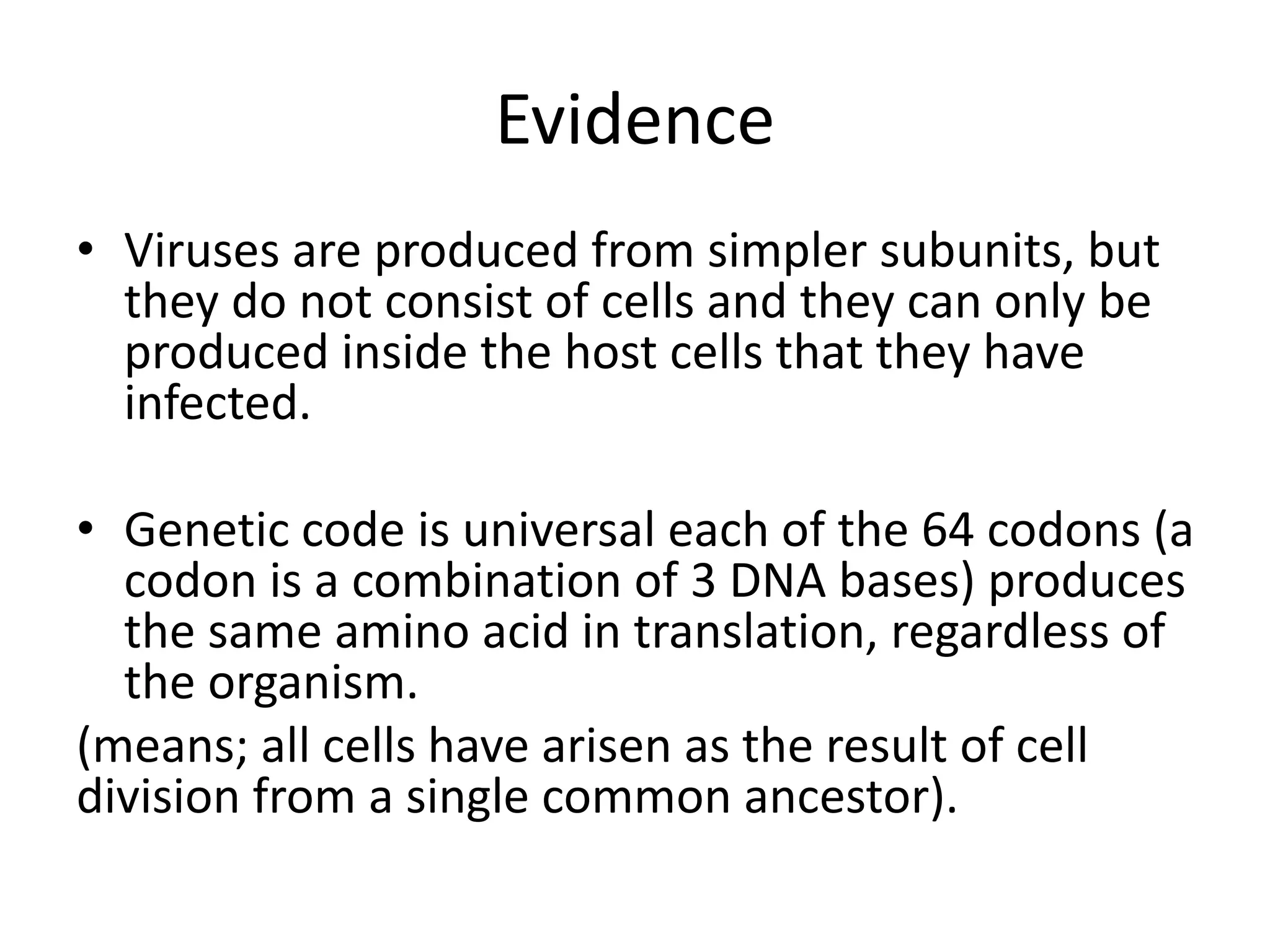 IB BIOLOGY ORIGIN OF CELLS | PPT