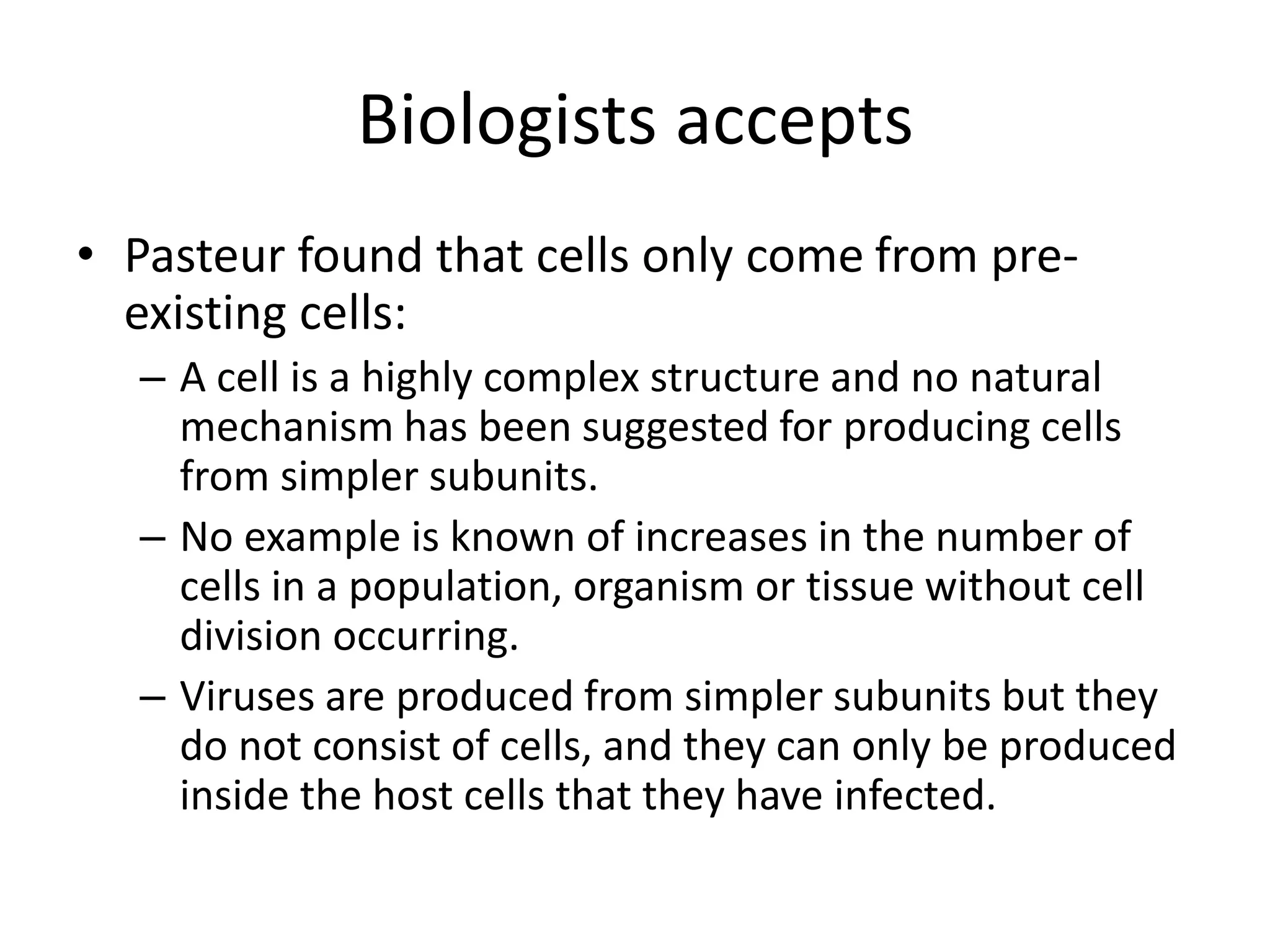 IB BIOLOGY ORIGIN OF CELLS | PPT