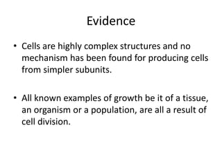 IB BIOLOGY ORIGIN OF CELLS | PPT