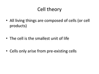 IB BIOLOGY ORIGIN OF CELLS | PPT