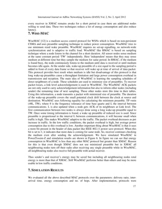 Comparison of Csma Based MAC Protocols of Wireless Sensor Networks | PDF