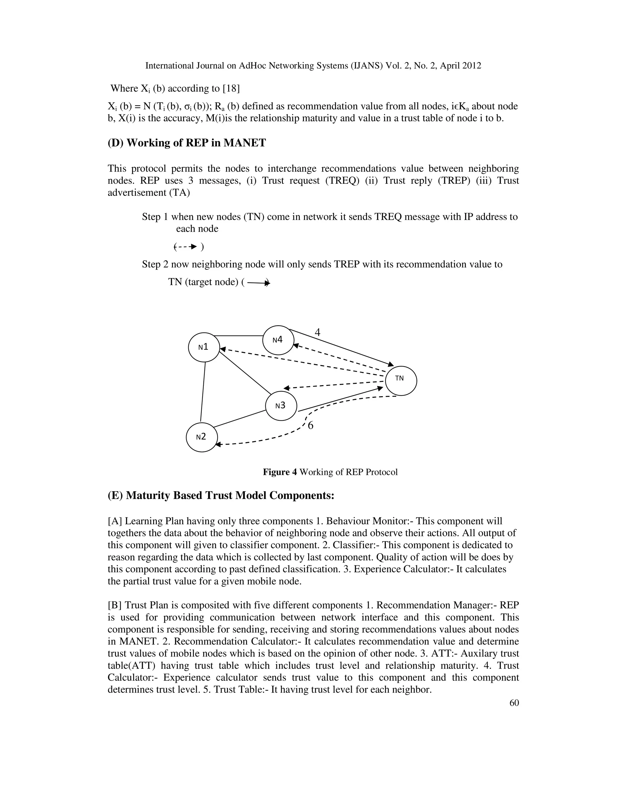 Different Ways to Achieve Trust in MANET | PDF