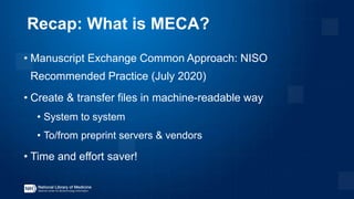 Randall "MECA Project Update" | PPT