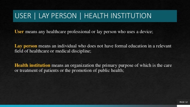 Medical Device Regulations (EU) 2017/745 - Definitions | PPTX