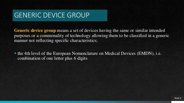 Medical Device Regulations (EU) 2017/745 - Definitions | PPTX