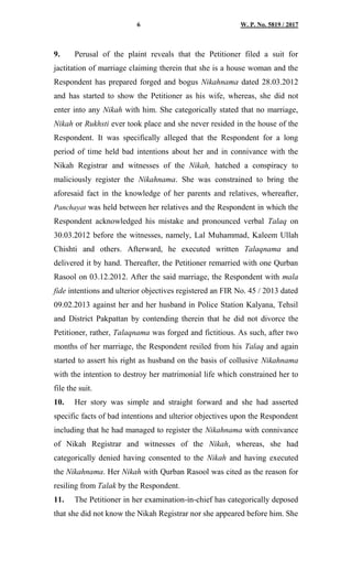 After 10 years of 'marriage', woman proves her nikkah was fake | PDF