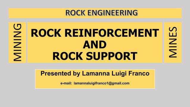 Rock reinforcement and rock support | PDF | Climbing | Extreme Sports