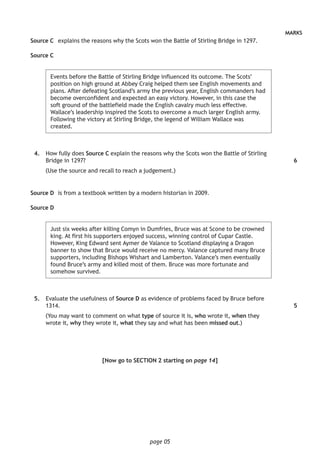 National 5 History exam - 2022 | PDF