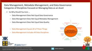 Data Management, Metadata Management, and Data Governance – Working ...