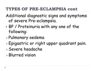 2022_PRE-ECLAMPSIA_&_ECLAMPSIA Management ptx | PPTX