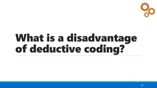 Qualitative Research: Coding | PDF