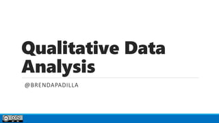 Qualitative Research: Coding | PDF