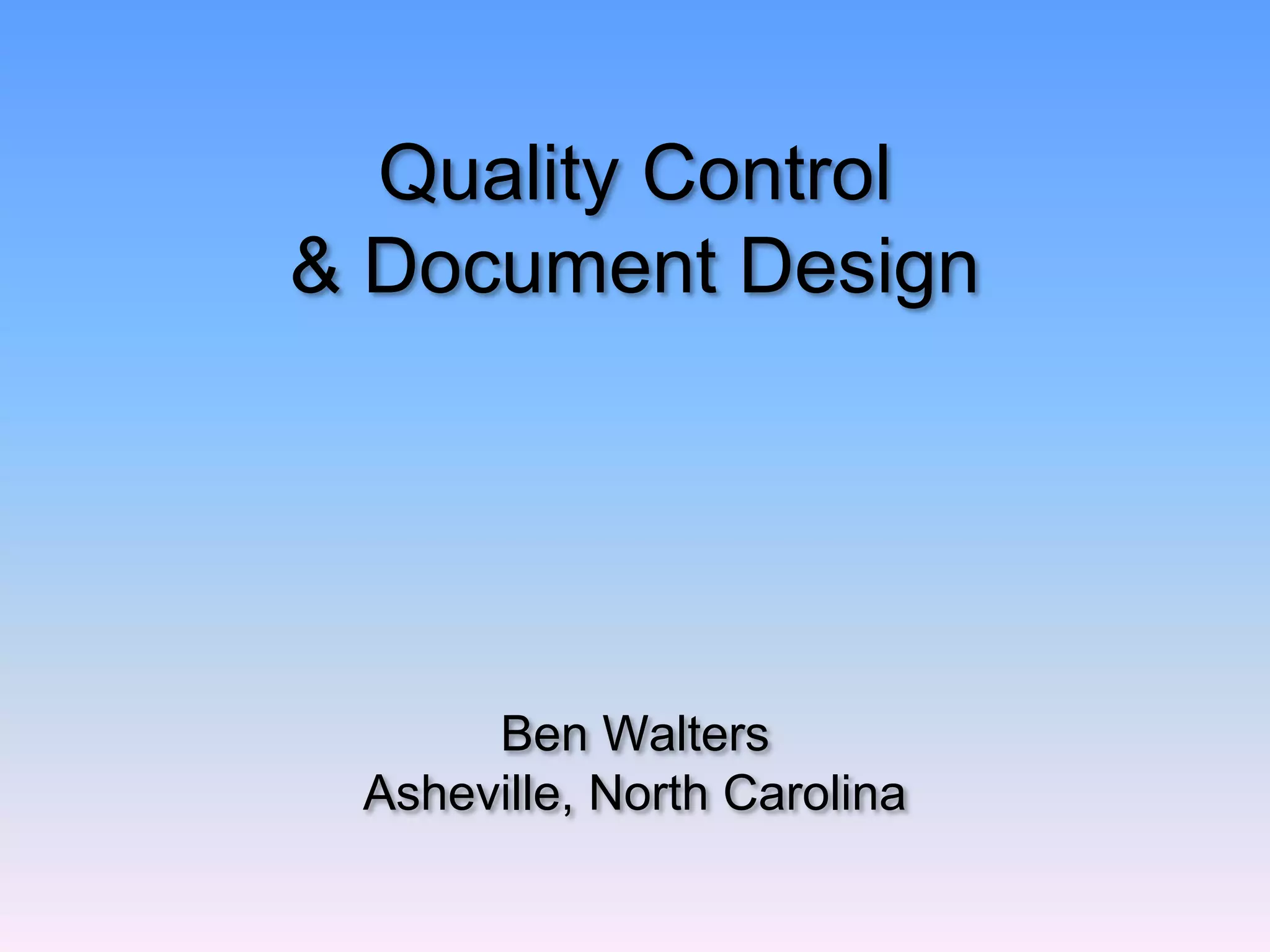 2022 Quality Control & Document Design | PDF | Desktop Publishing ...