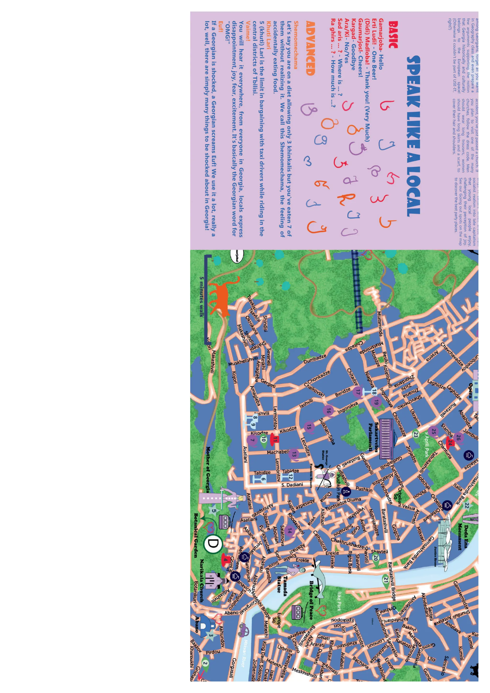Use-it Europe Travel Map (2022 Tbilisi ) | PDF