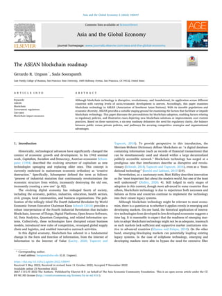 The ASEAN blockchain roadmap: a very good paper | PDF