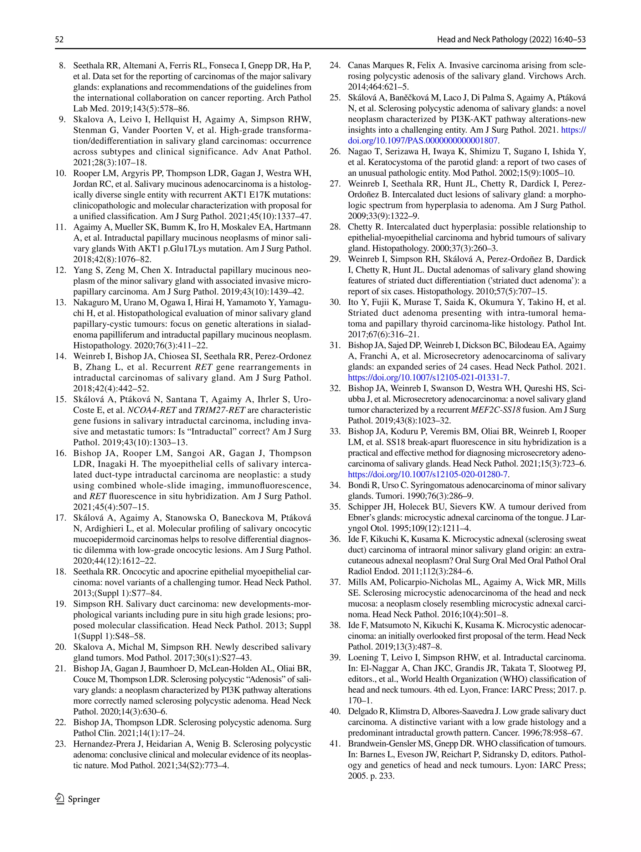 2022 WHO Salivary gland tumors update.pdf