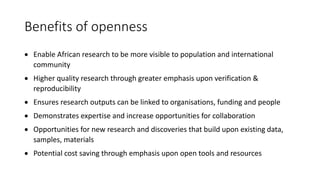Supporting Open Science in Research | PDF