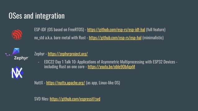 Rust Embedded Development on ESP32 and basics of Async with Embassy | PDF | Operating Systems ...