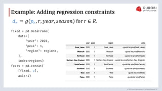 Using trained machine learning predictors in Gurobi | PDF