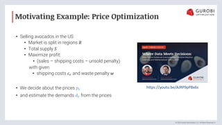 Using trained machine learning predictors in Gurobi | PDF