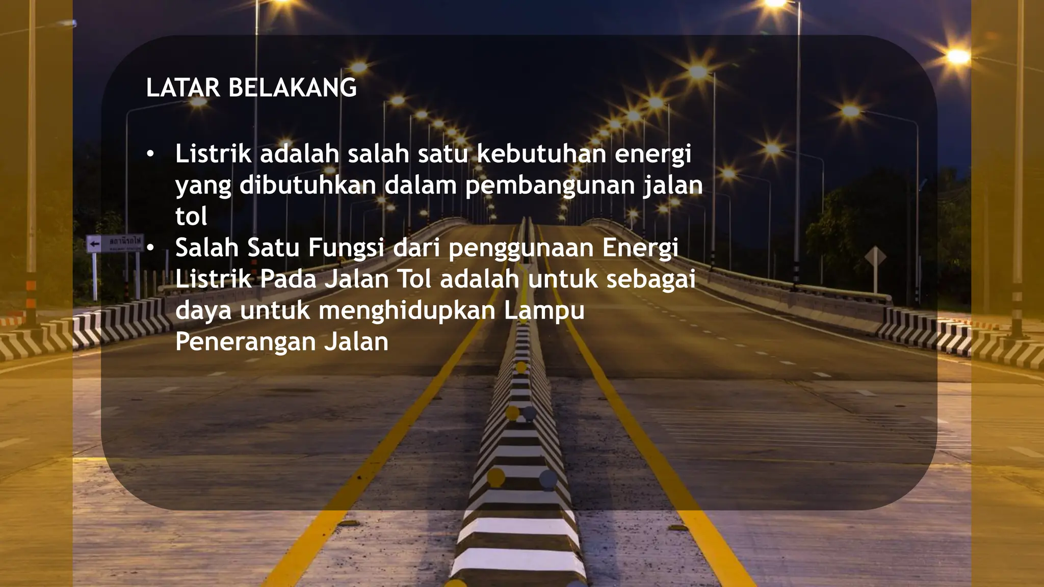 2023-03-07 presentation about PJU penerangan jalan umum pada jalan tol ...