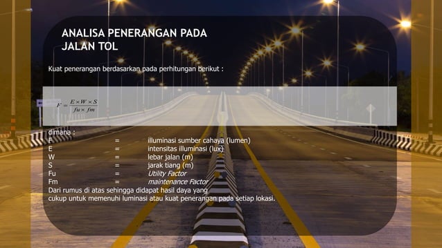 2023-03-07 presentation about PJU penerangan jalan umum pada jalan tol ...