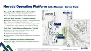 Calibre Mining Presentation | PPT