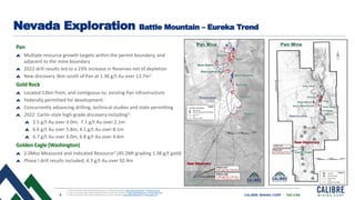Calibre Mining Presentation | PPT