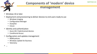 2023-03 - Workplace Ninja - Migrating to a modern device management.pptx
