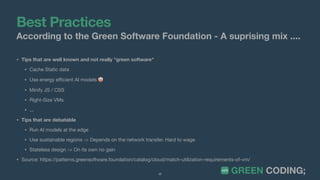 Tools and best practices for sustainable software | PDF